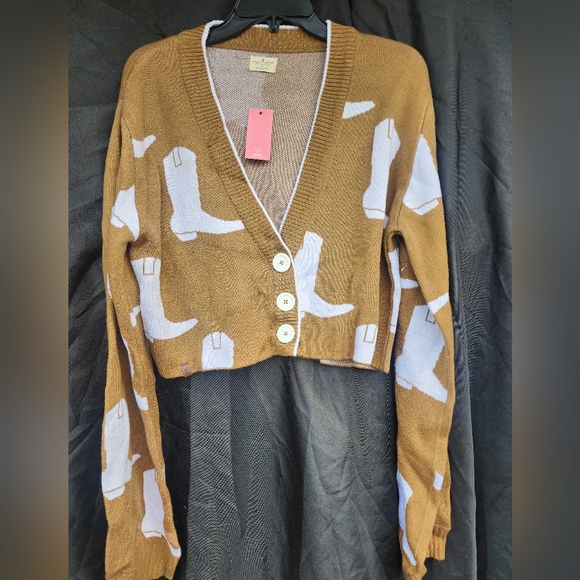 Simply Southern | Sweaters | New Simply Southern Cowgirl Boots Cropped ...